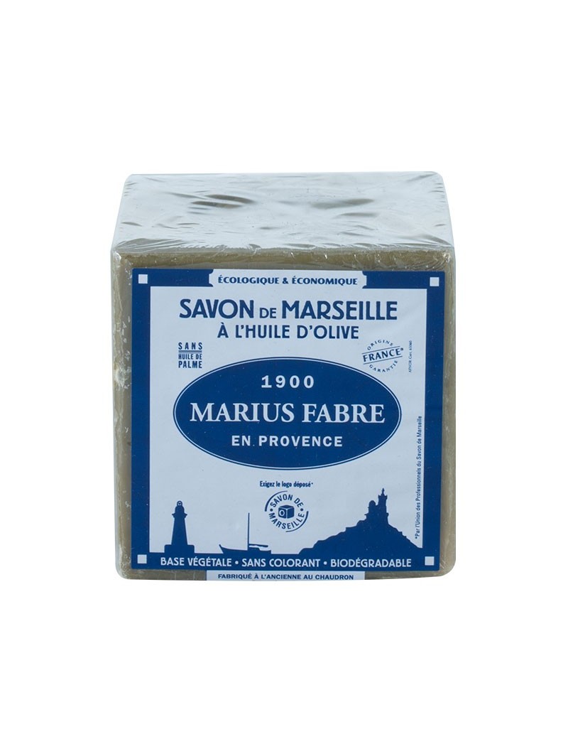 Savon de Marseille à l'huile d'olive - Cube - Marius fabre